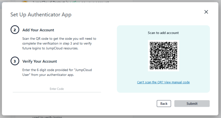 JumpCloud MFA Setup – Advantage Computing