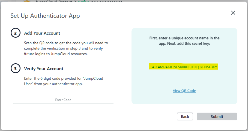 JumpCloud MFA Setup – Advantage Computing